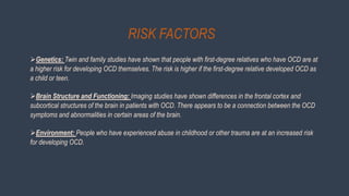 Obsessive compulsive disorder | PPTX