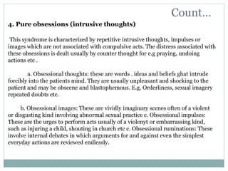 Obsessive compulsive disorder | PPTX