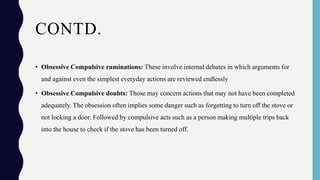Obsessive compulsive disorder | PPT