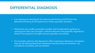 Obsessive Compulsive Disorder | Psychiatric Nursing | Juhin J | PDF