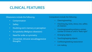 Obsessive Compulsive Disorder | Psychiatric Nursing | Juhin J | PDF