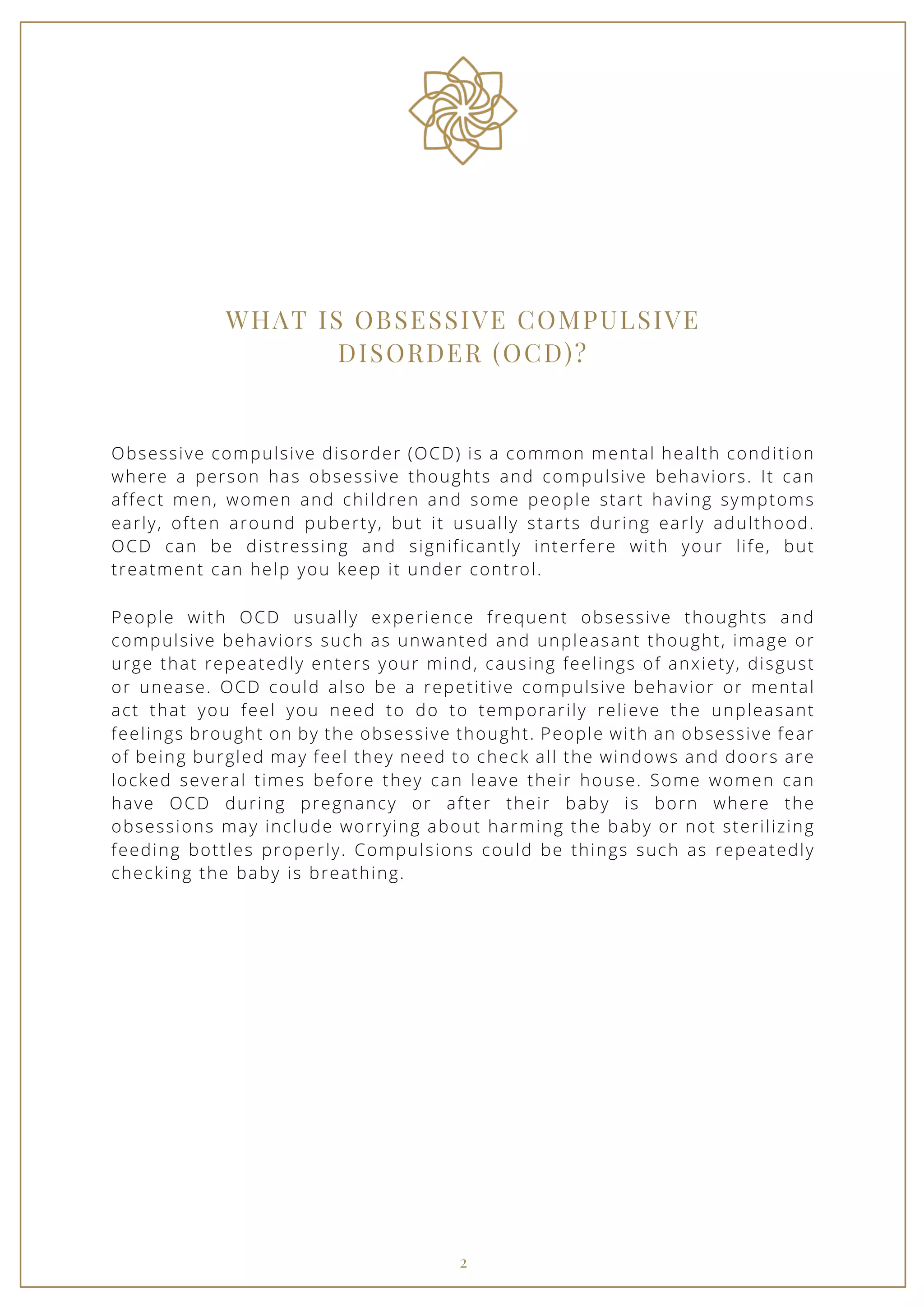 Obsessive compulsive disorder : ocd treatment the balance | PDF