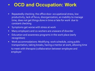 Obsessive Compulsive Disorder presentation | PPTX