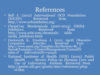 Obsessive compulsive disorder proposal(2) | PPT