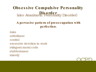 Obsessive State Of Mind | PPT