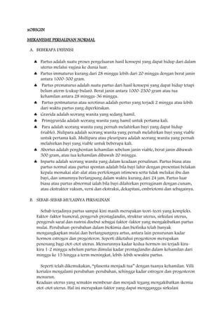 Obsgin ''mekanisme persalinan normal'' | DOCX