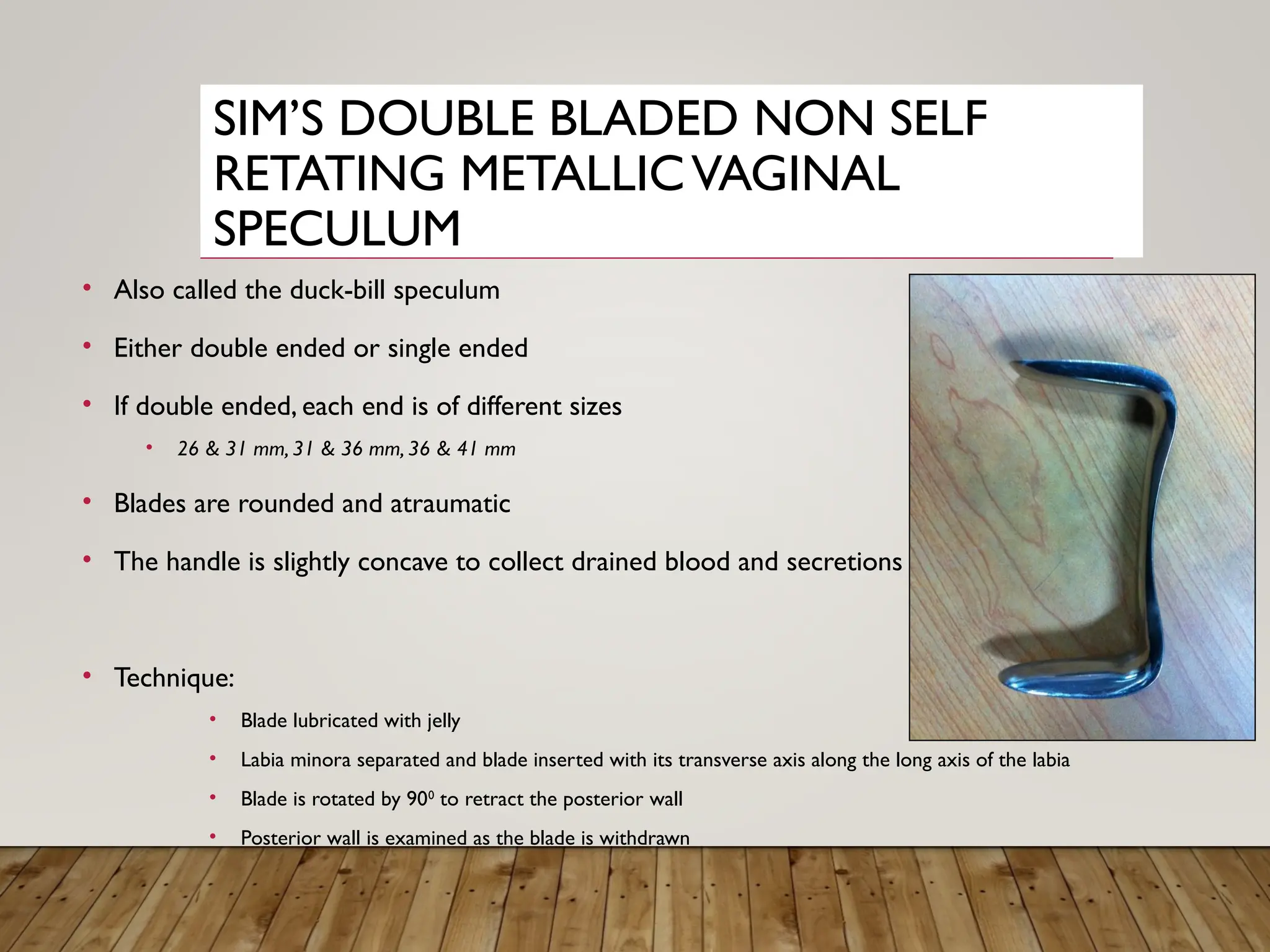 Obs & Gynae Instruments final year practical | PPT
