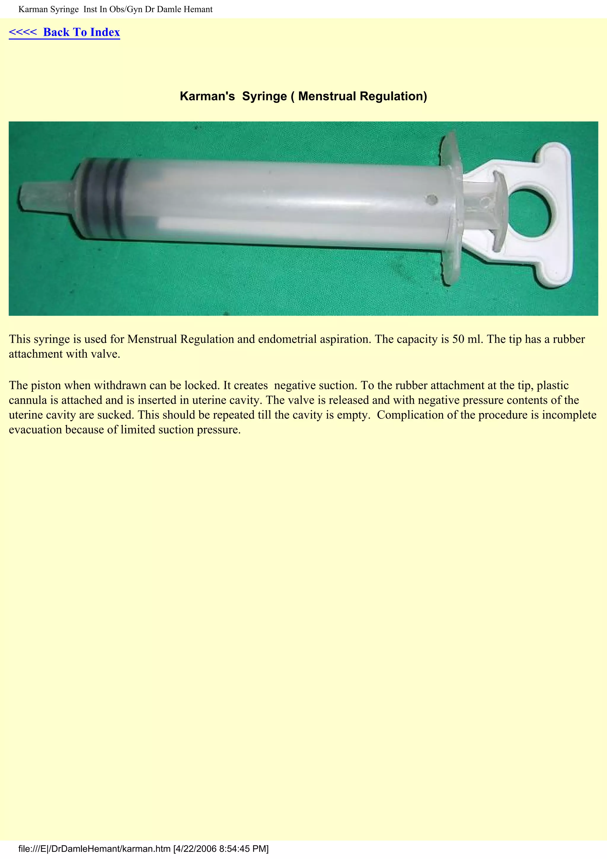 Instruments used in OBG Nursing | PDF