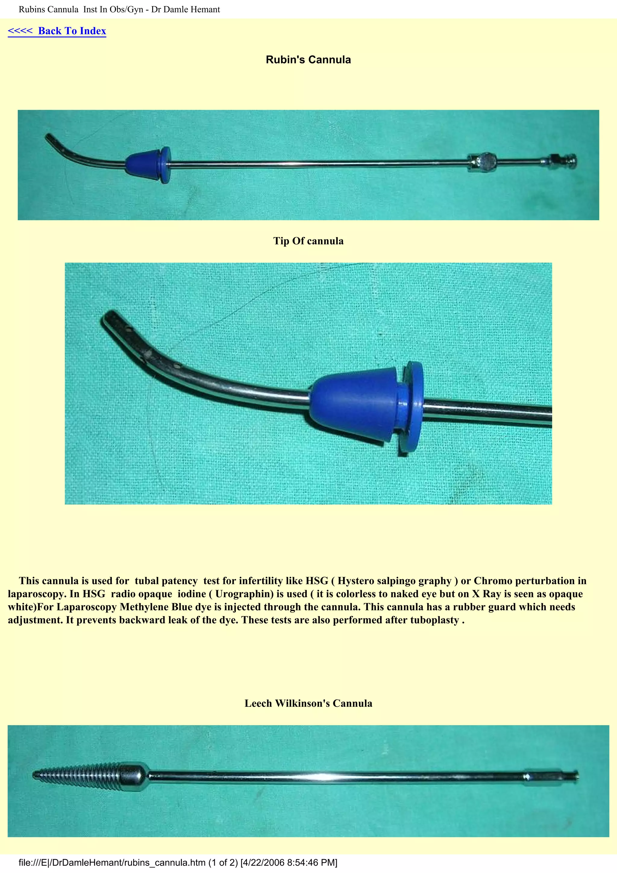 Instruments used in OBG Nursing | PDF