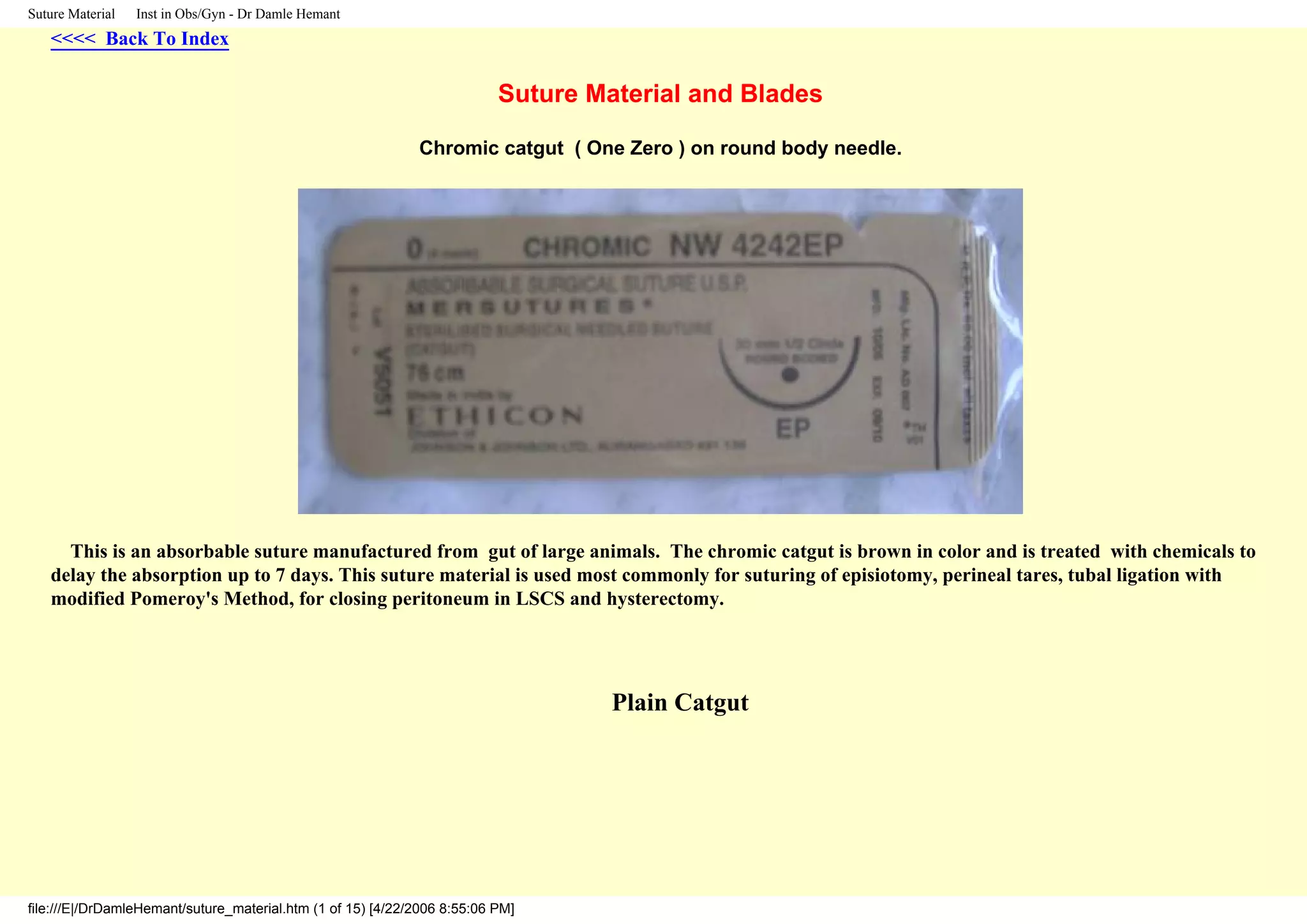 Instruments used in OBG Nursing | PDF