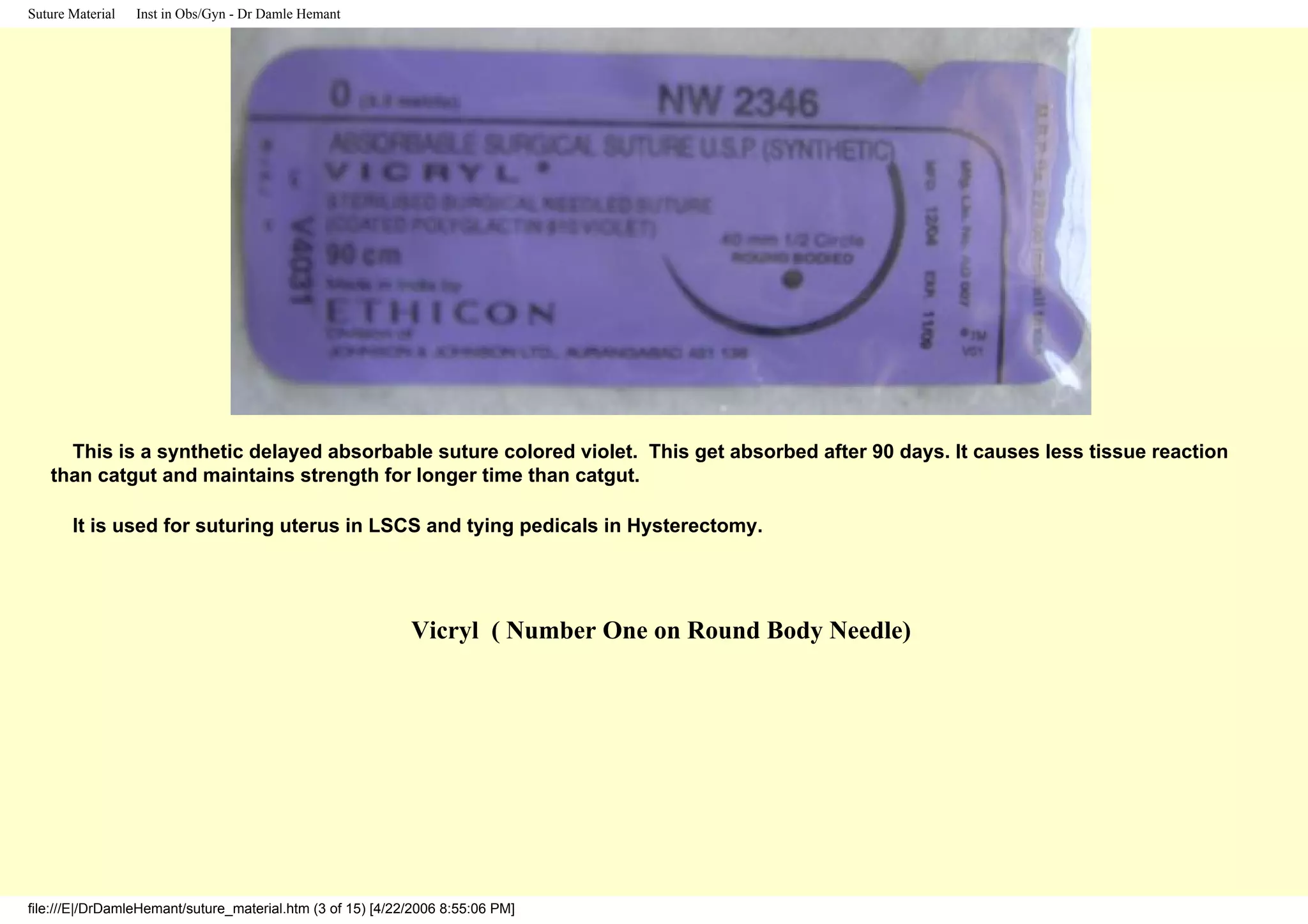 Instruments used in OBG Nursing | PDF