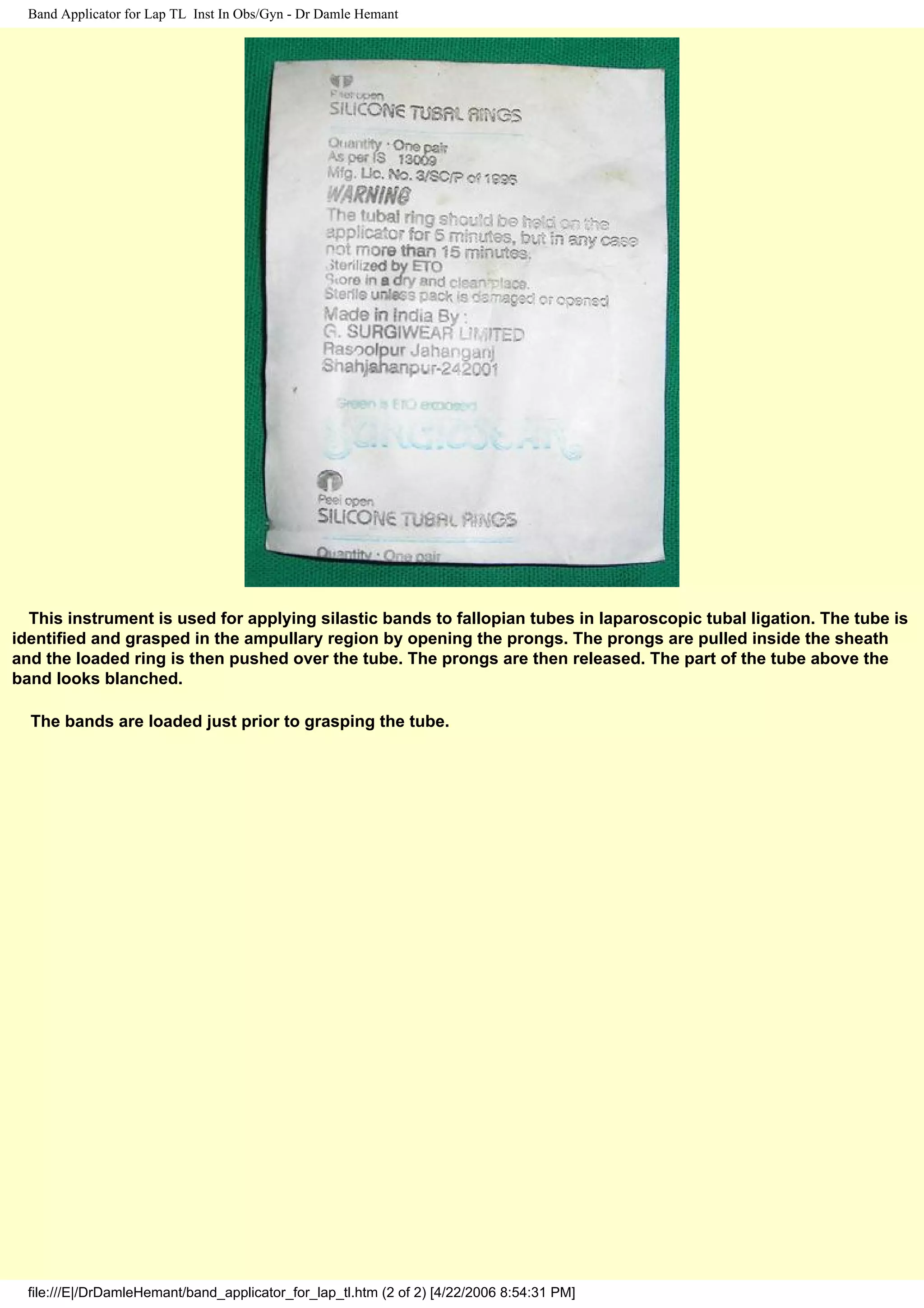 Instruments used in OBG Nursing | PDF