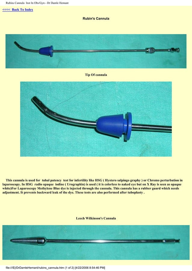 Instruments used in OBG Nursing | PDF