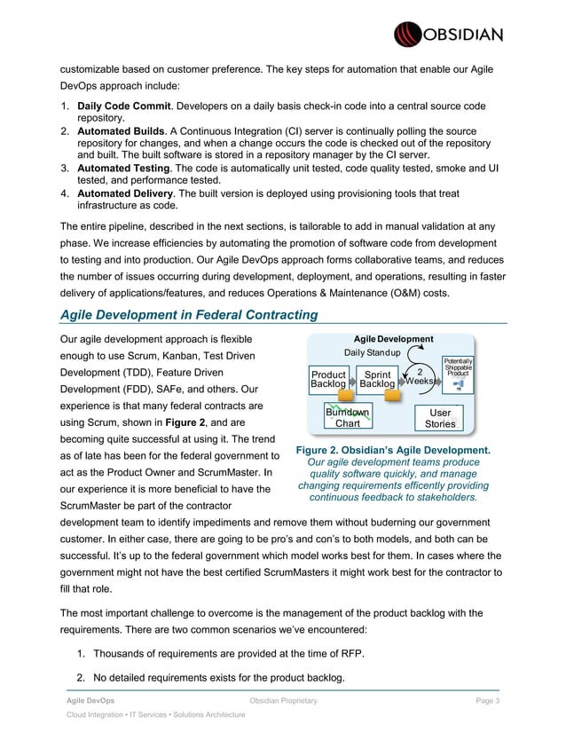 Obsidian Agile DevOps | PDF