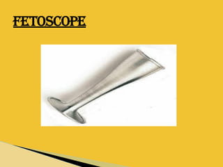 Gynecological and obstetrics Instruments | PDF