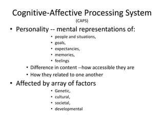 Ob slides - personality | PPT