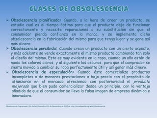 Obsolescencia 1 | PPTX