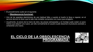 Obsolescencia programada | PPTX