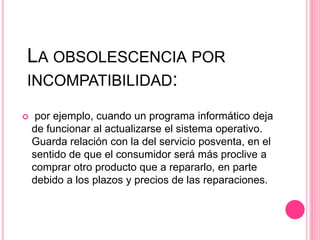 Obsolescencia programada | PPTX