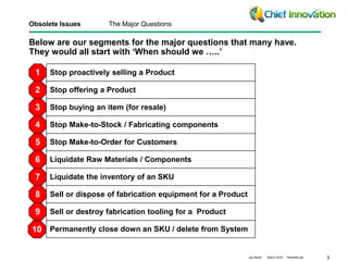 Obsolete / Obsolescence for Parts & Materials | PPTX