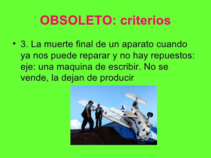 Obsoleto