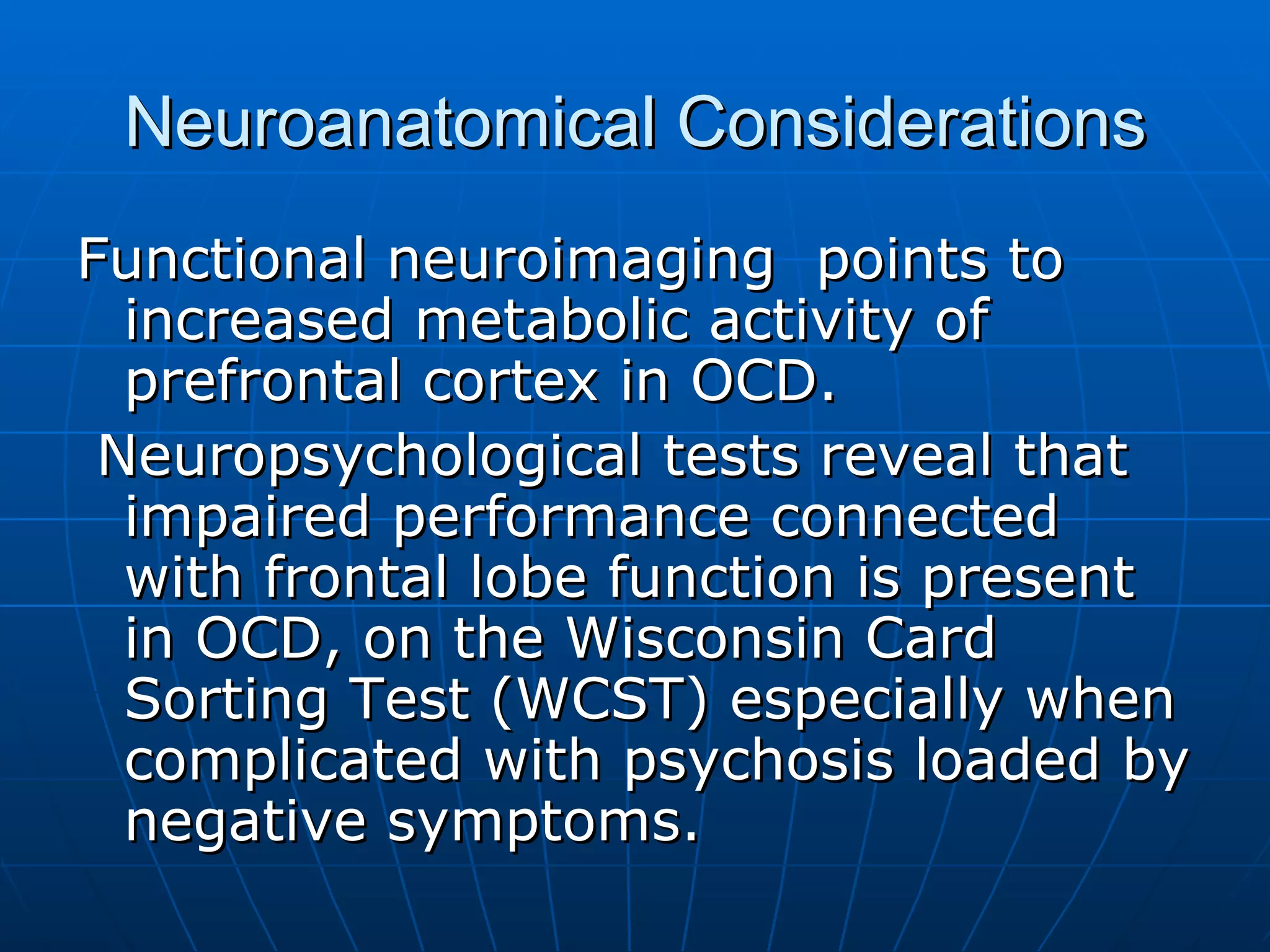 Obssessive Compulsive Disorders | PPT