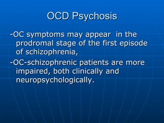 Obssessive Compulsive Disorders | PPT