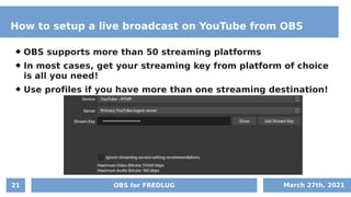 FREDLUG - Open Broadcast Studio - OBS | PPT