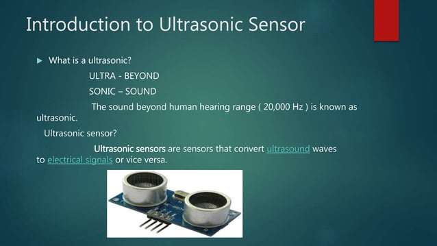 Obstacle Avoidance ROBOT using ARDUINO | PPTX