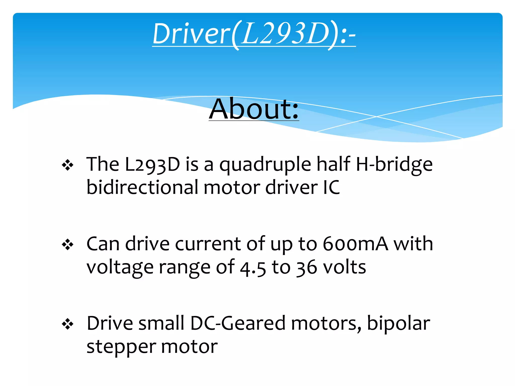 Obstacle avoidance robot | PPTX