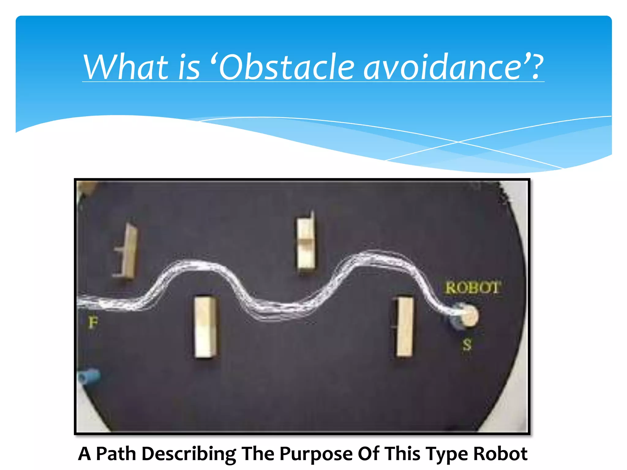 Obstacle avoidance robot | PPTX