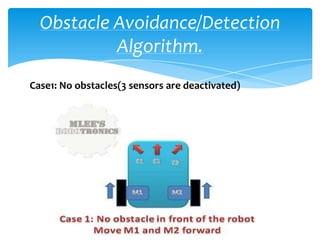Obstacle avoidance robot | PPTX