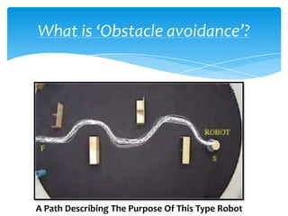 Obstacle avoidance robot | PPTX