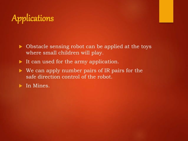 Obstacle Avoiding Robot Using Micro Controller | PPT