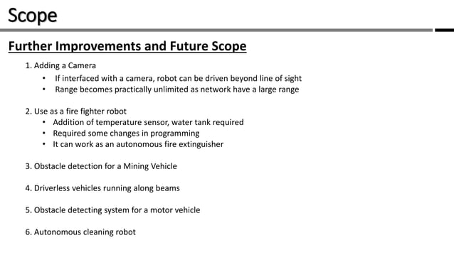 Obstacle Avoidance Robot Powered By Arduino Pptx Robotics Technology And Computing