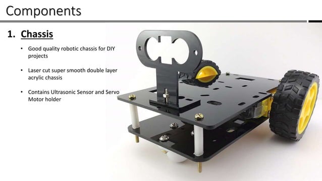 Obstacle Avoidance Robot Powered By Arduino Pptx Robotics