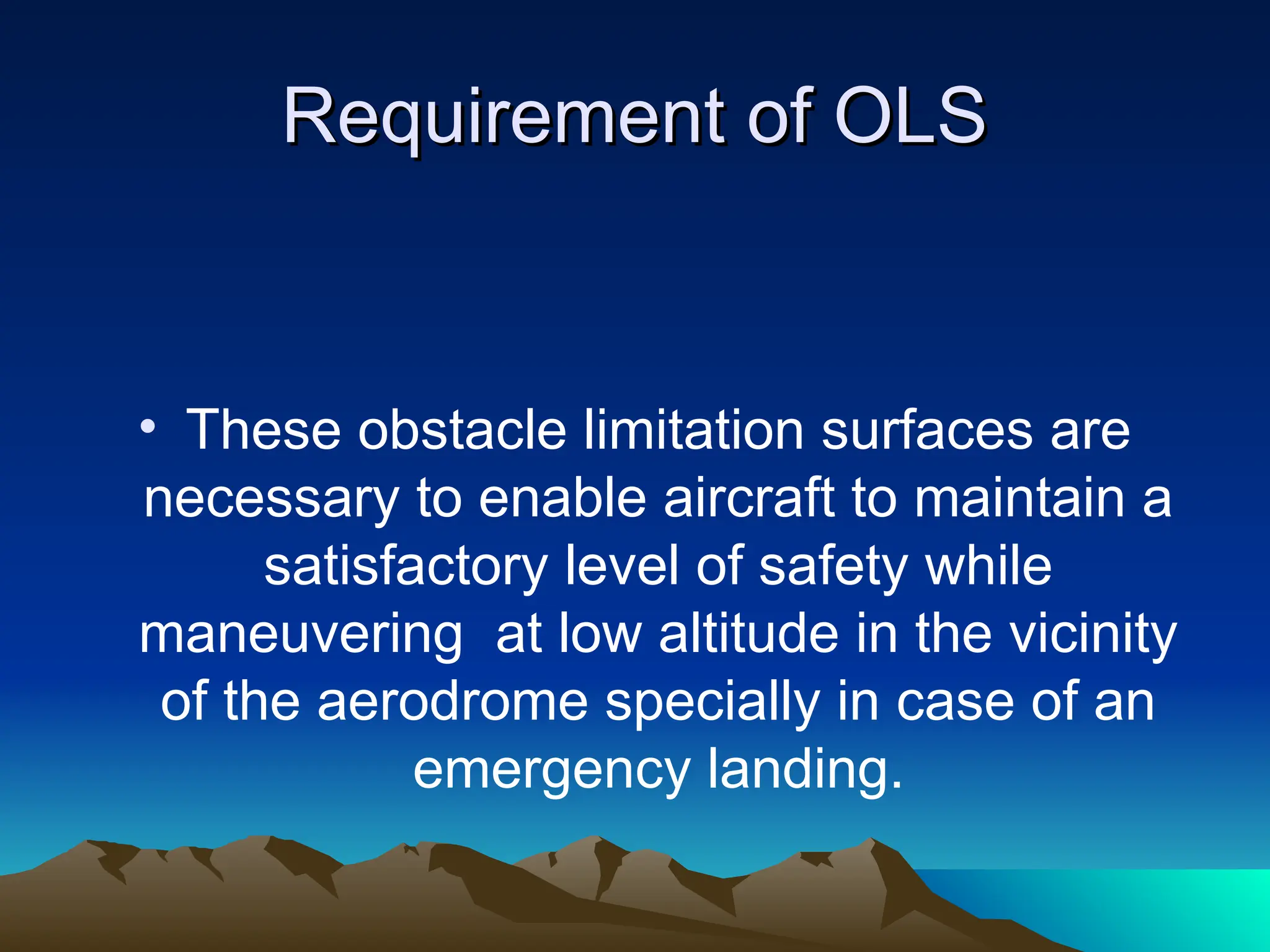 Obstacle Clearance Surfaces for Airport. | PPT