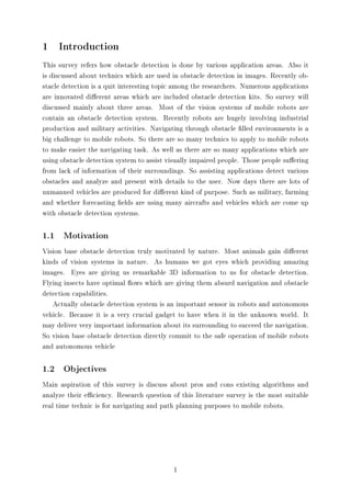Obstacle detection in images | PDF