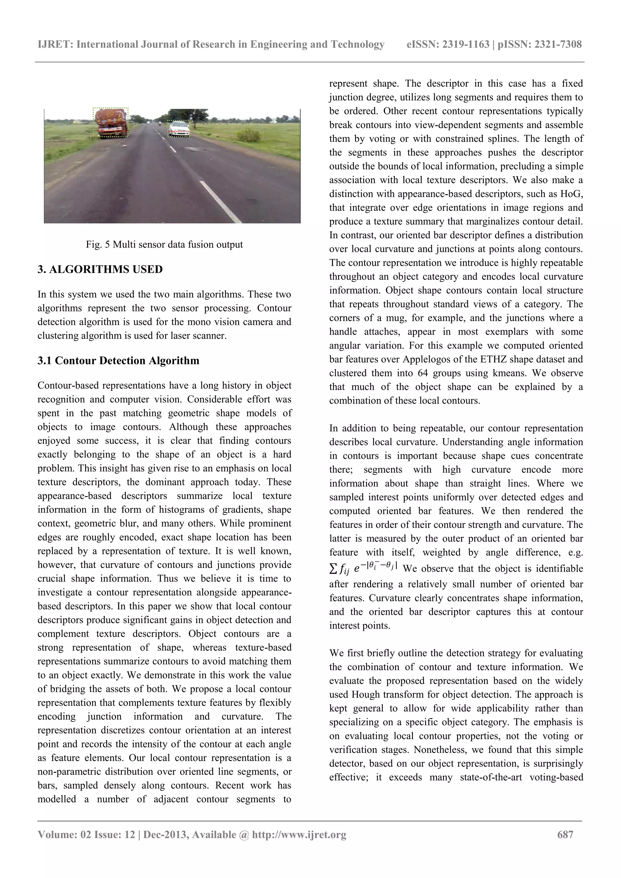 Obstacle Detection Using Mono Vision Camera And Laser Scanner Pdf