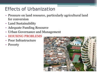Obstacle in urban housing | PPTX