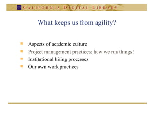 Obstacles to Agility | PPT