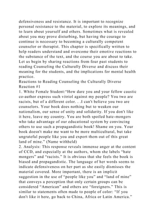 OBSTACLES TO CULTURAL COMPETENCEUNDERSTANDING RESISTANCE TO MULTIC.docx