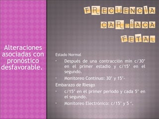 Monitoreo Electronico del Trabajo de Parto | PPT