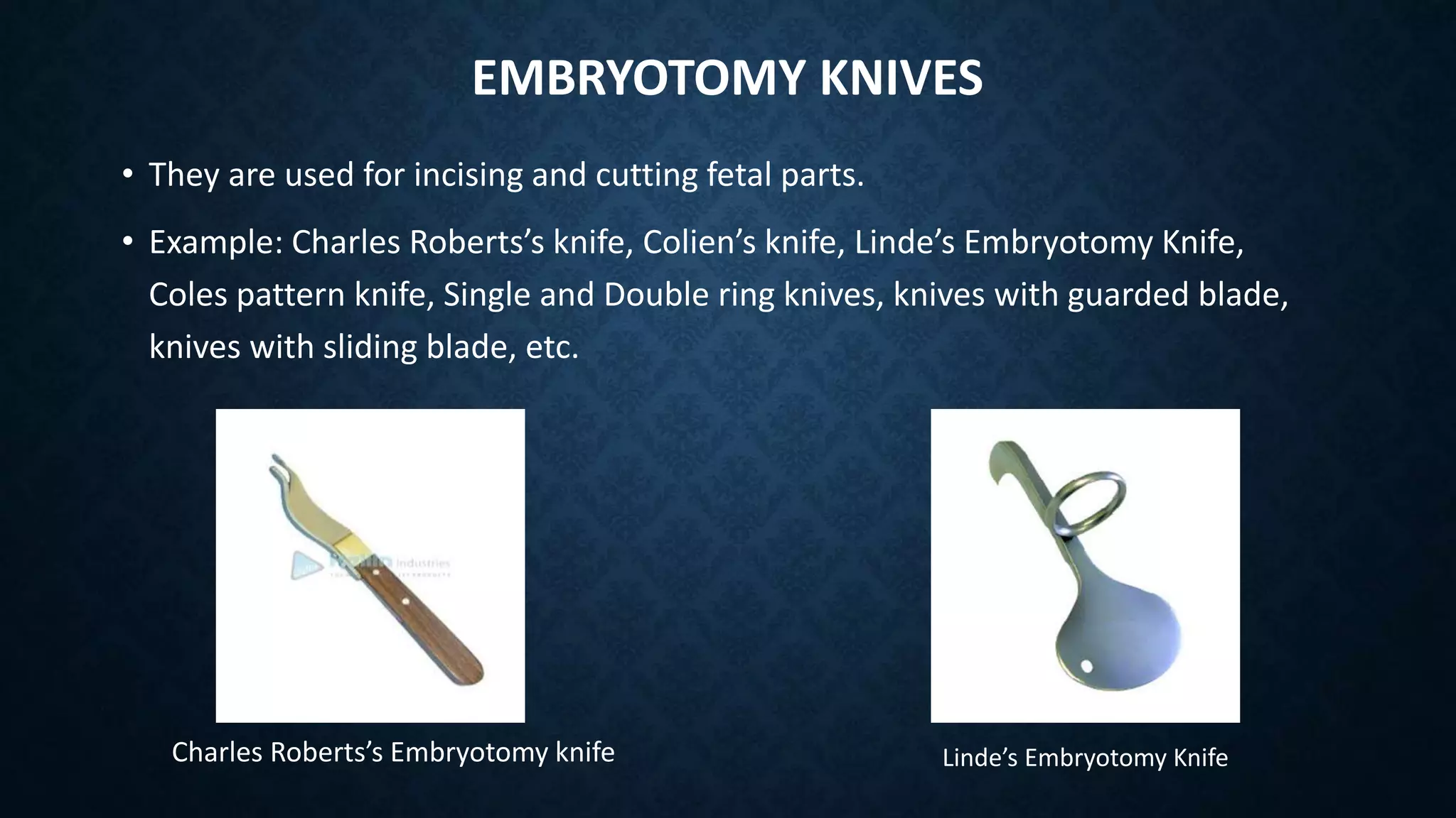Obstectrical instruments and their uses | PPTX