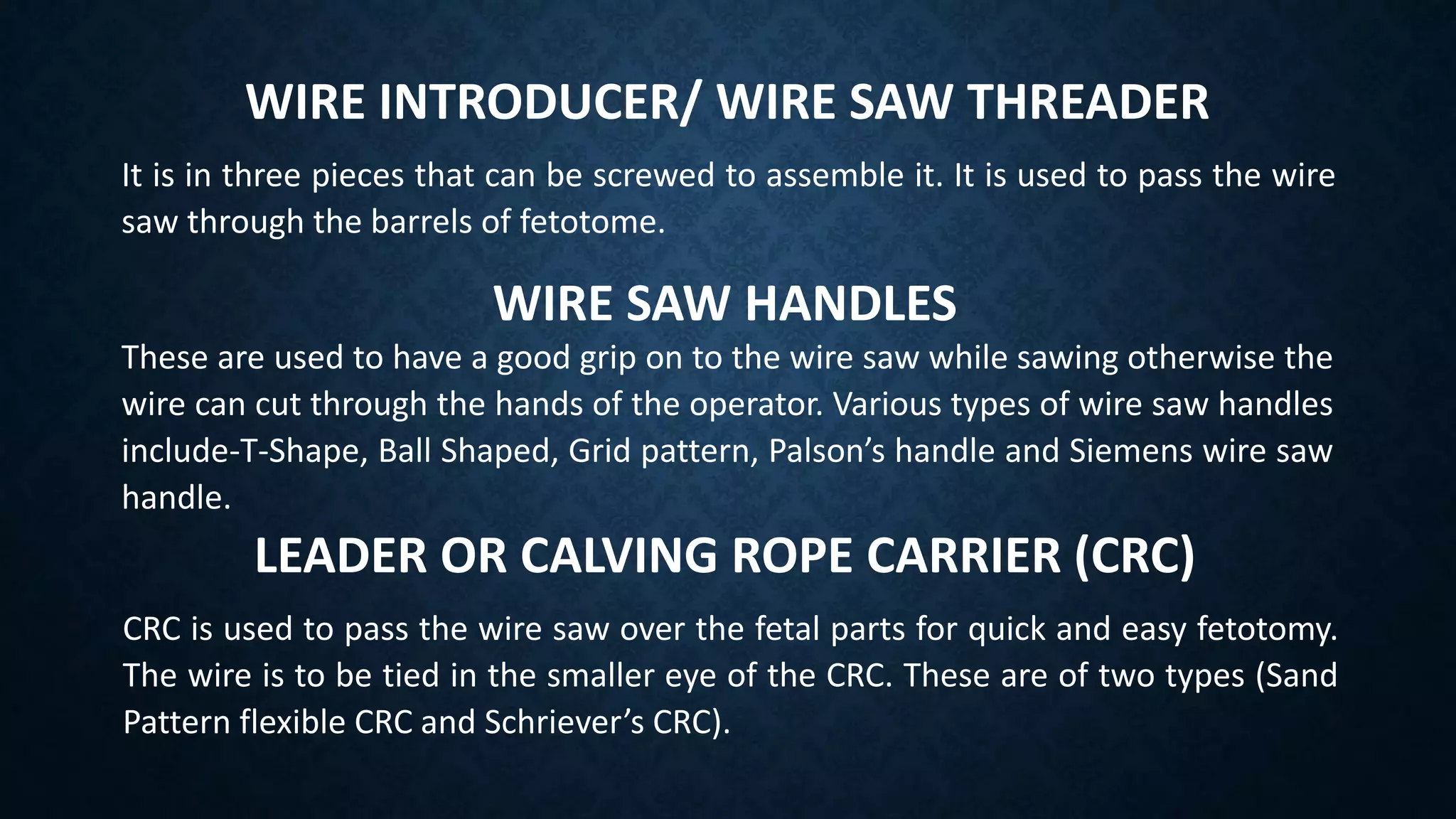 Obstectrical instruments and their uses | PPTX