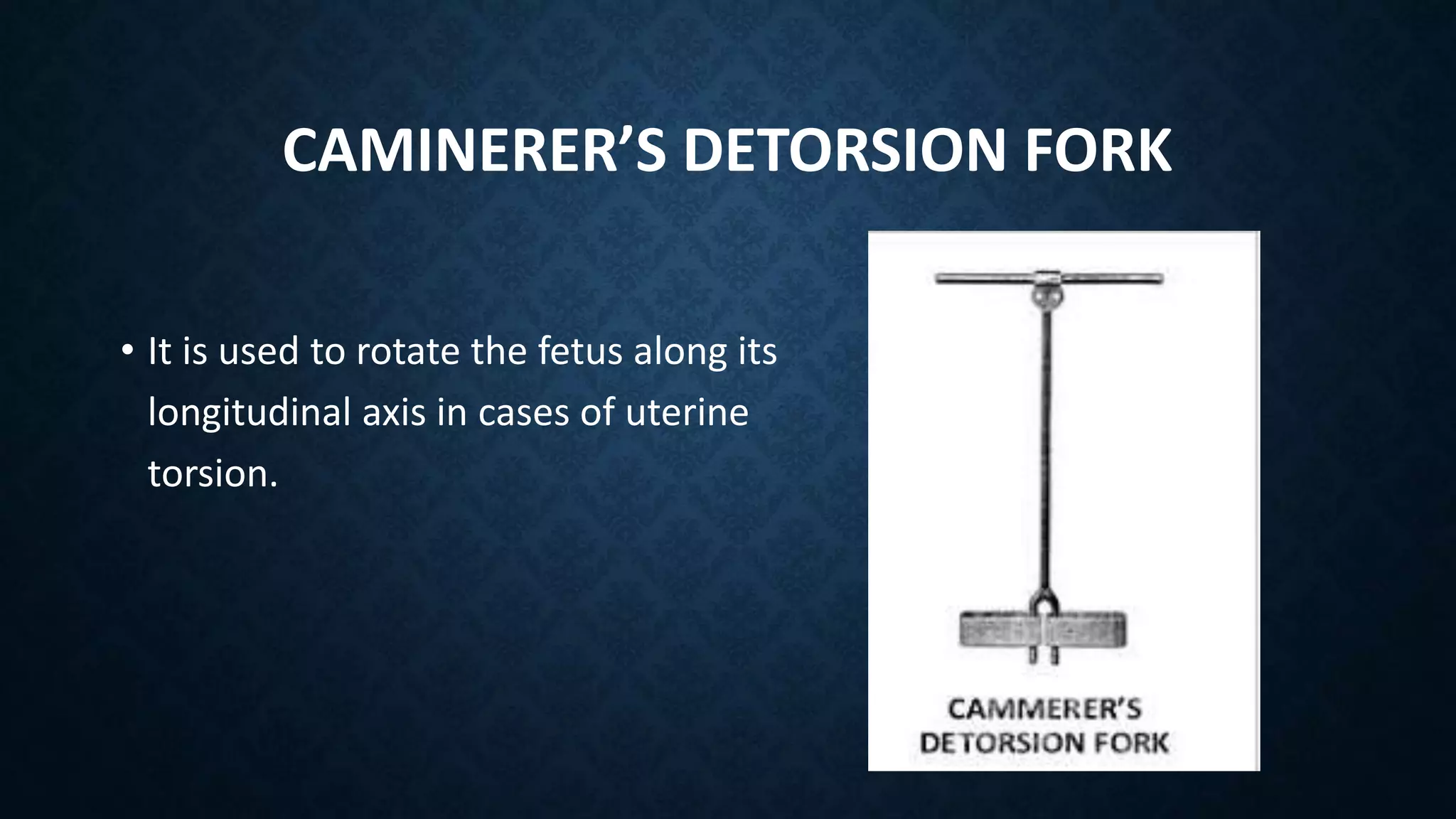 Obstectrical instruments and their uses | PPTX