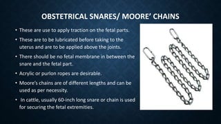 Obstectrical instruments and their uses | PPTX