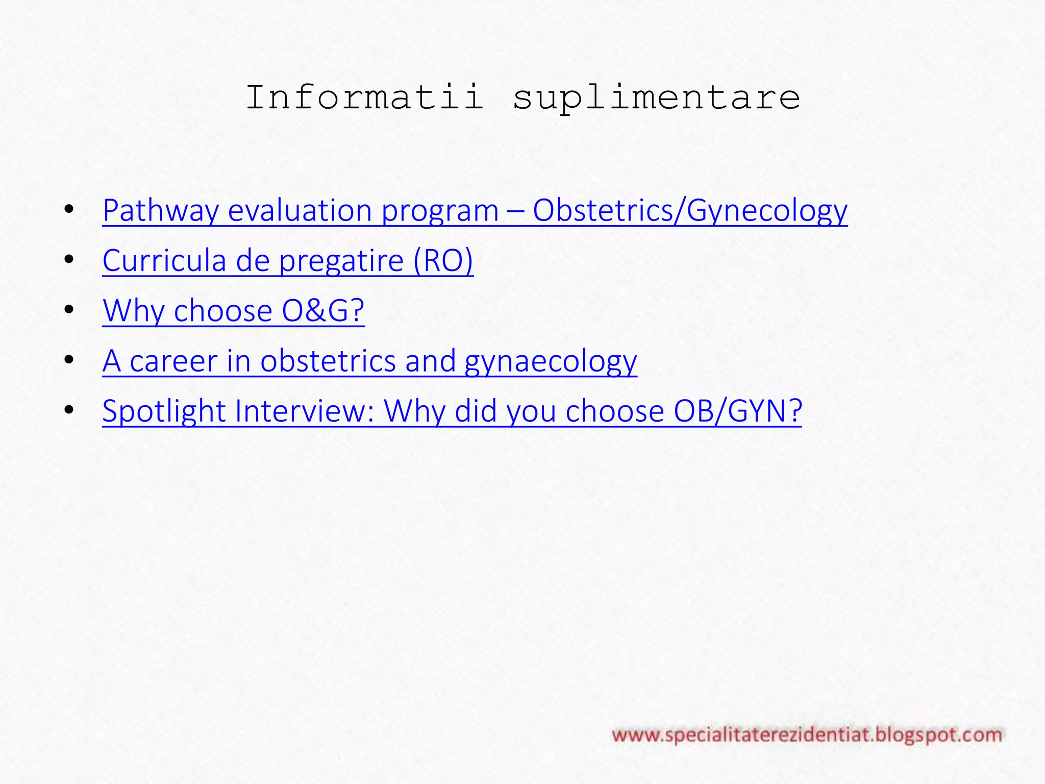 Obstetrica si ginecologie | PPTX