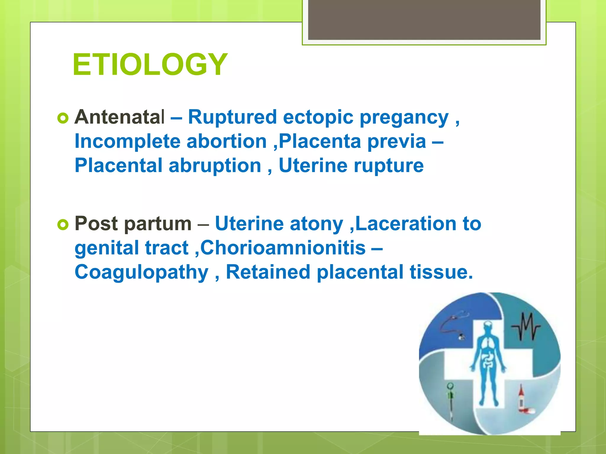 Obstetrical emergencies | PPTX