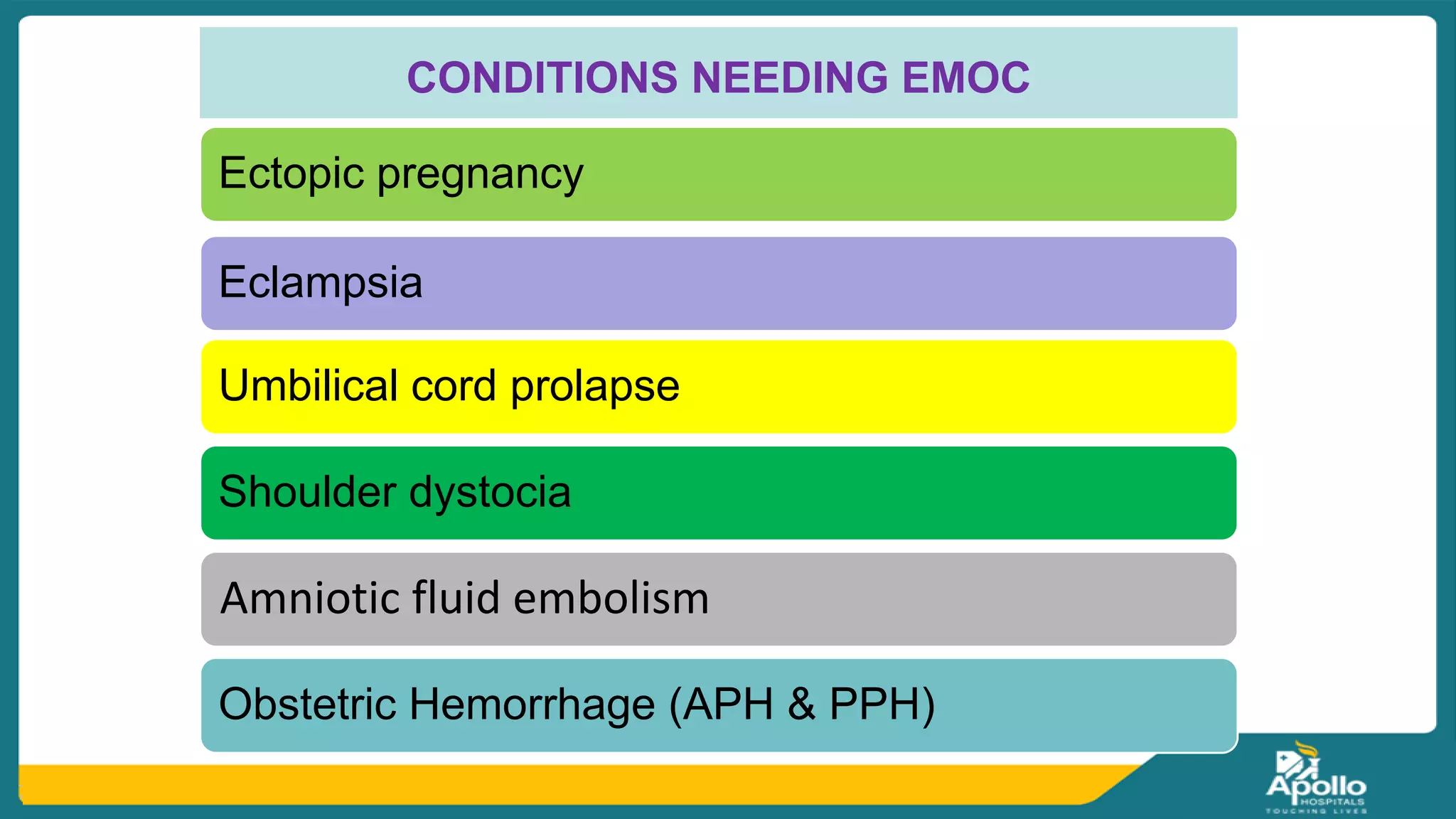 Obstetrical emergencies | PPTX